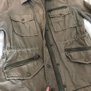 J. Crew | Jackets & Coats | J Crew Classic Twill Chino Utility Jacket ...